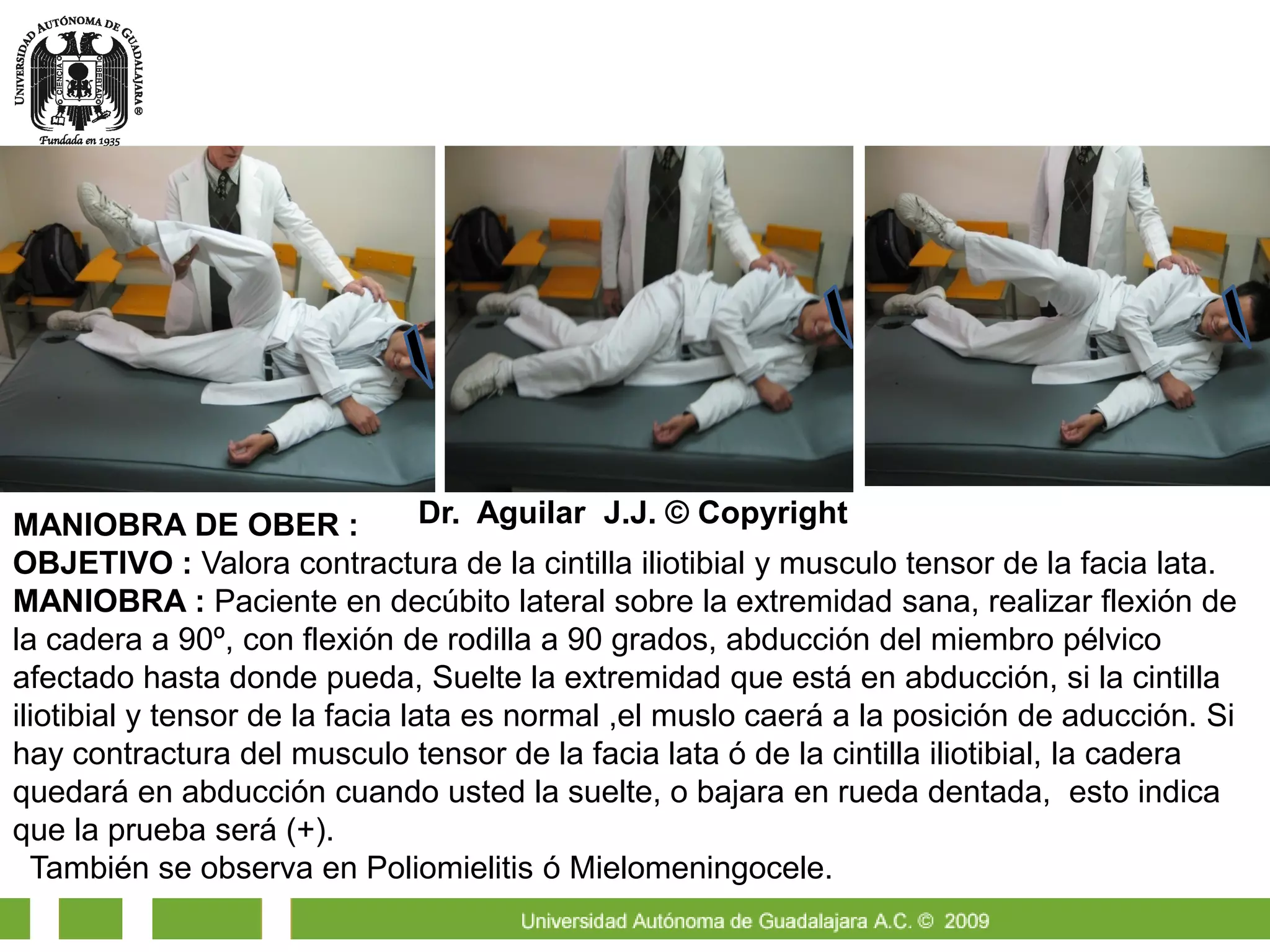 Maniobras de la Exploracion Fisica - UAG MX, Ortopedia y Traumatologia ...
