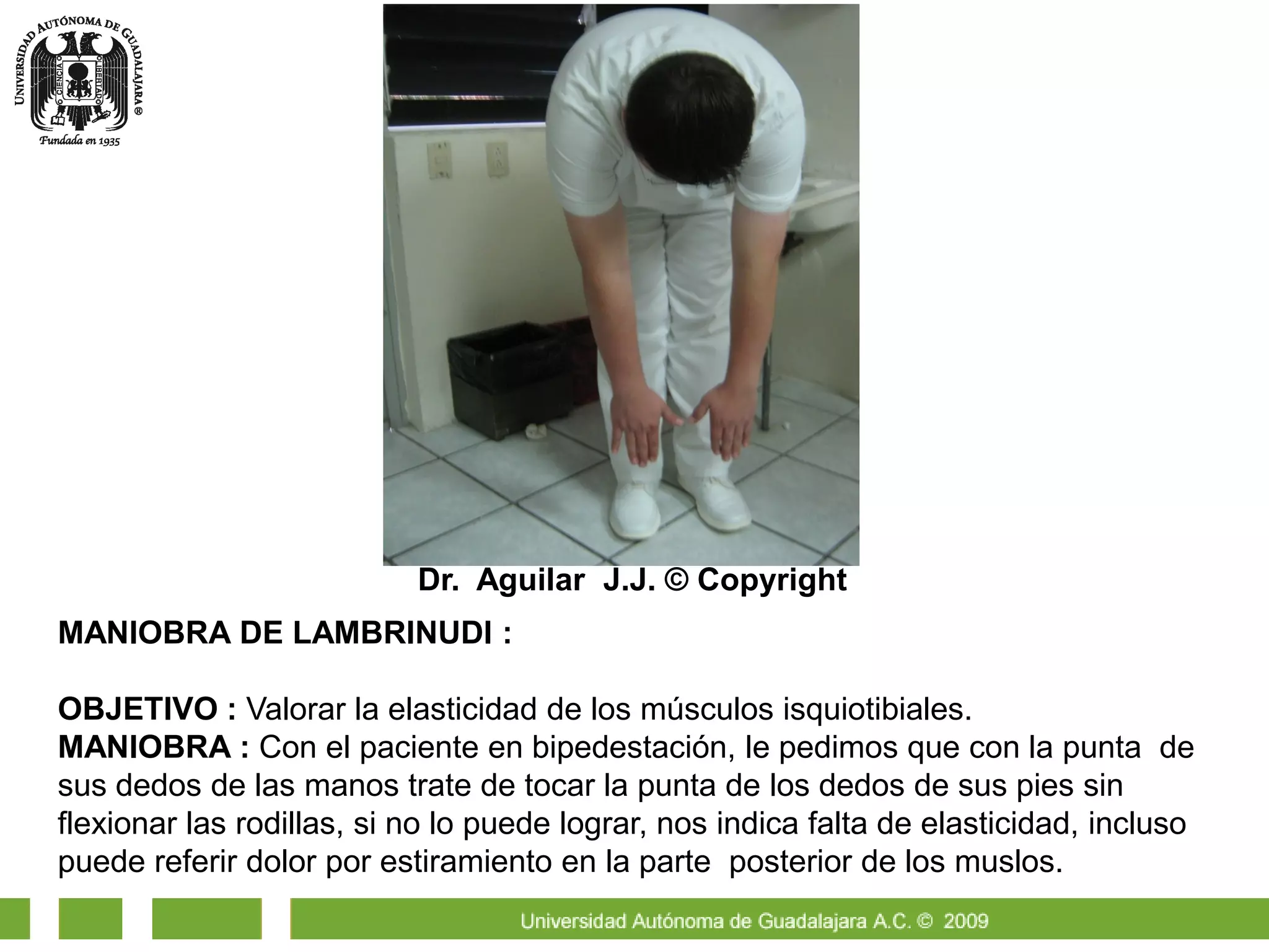 Maniobras de la Exploracion Fisica - UAG MX, Ortopedia y Traumatologia ...