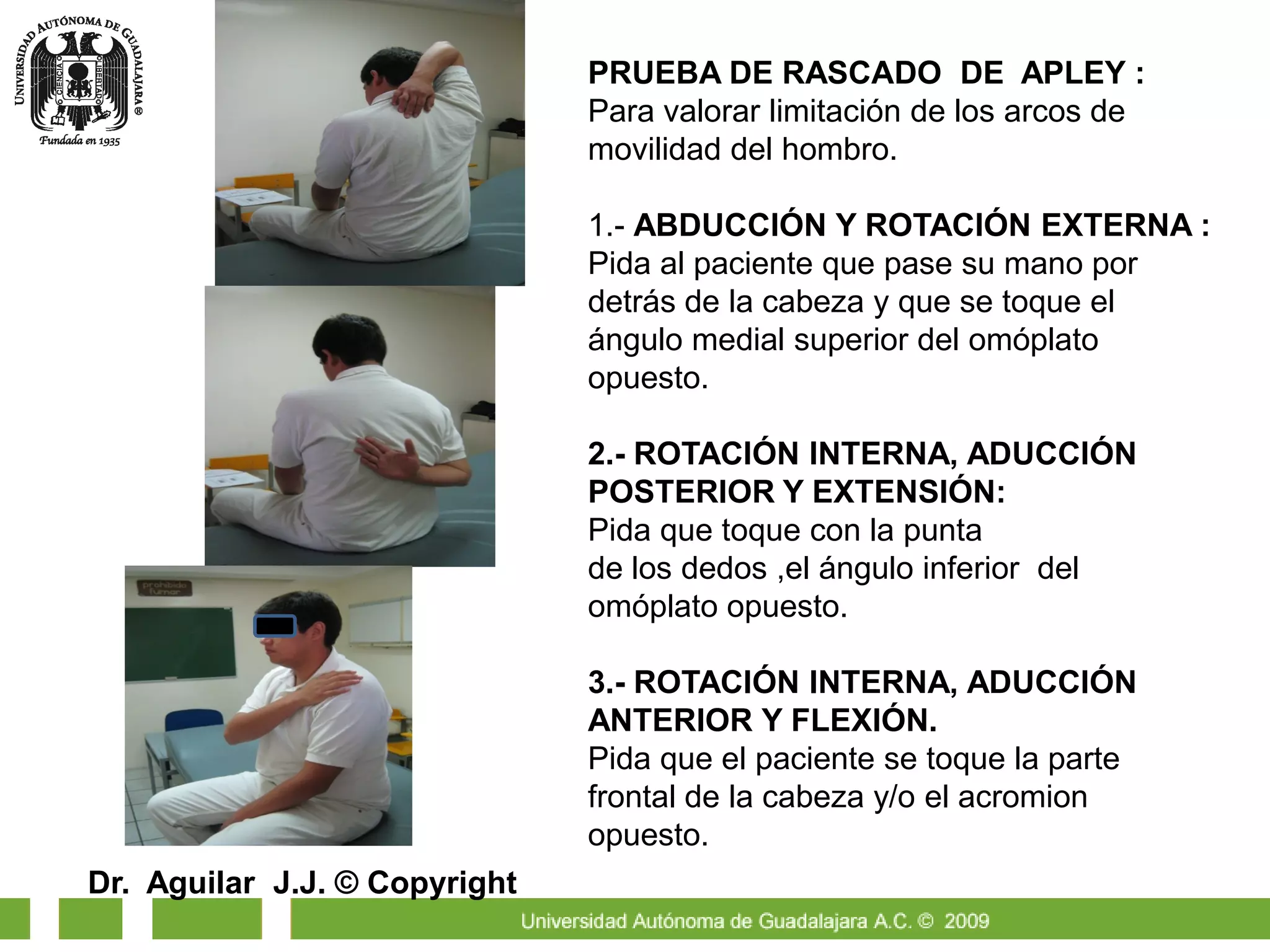 Maniobras de la Exploracion Fisica - UAG MX, Ortopedia y Traumatologia ...