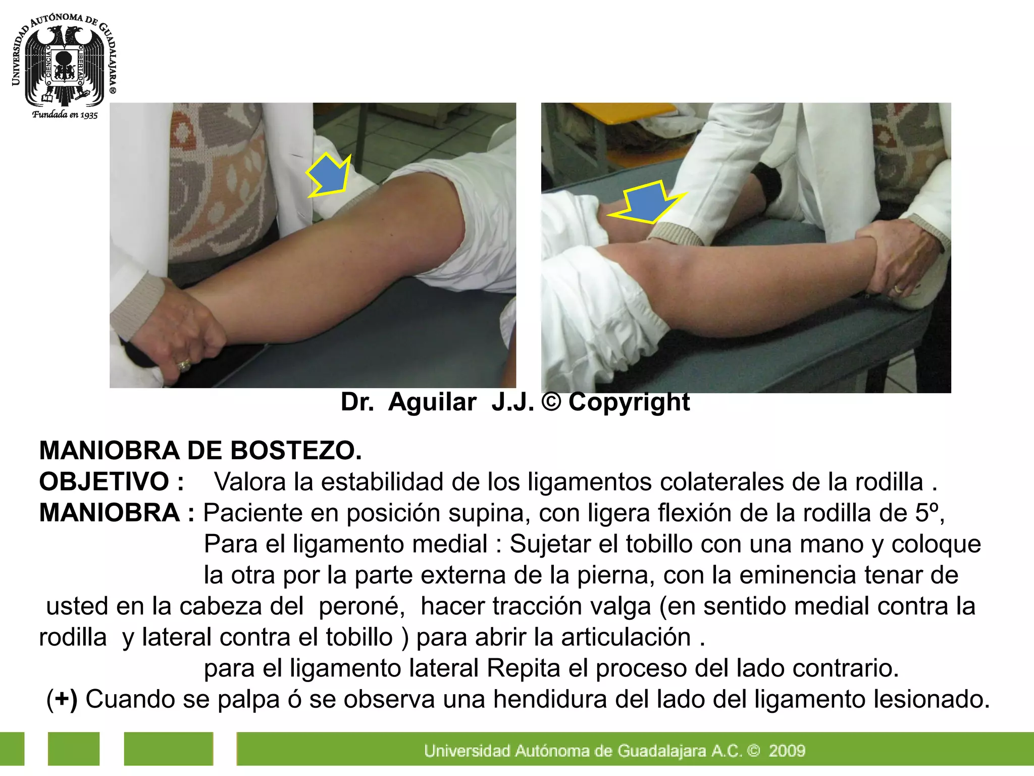 Maniobras de la Exploracion Fisica - UAG MX, Ortopedia y Traumatologia ...