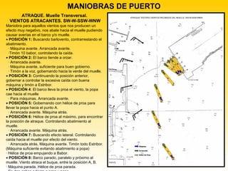 Maniobras de puerto. Titulo de Piloto. | PPS
