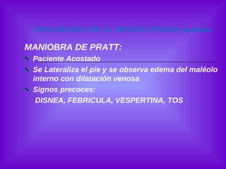 Maniobras venoso | PPT