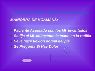 Maniobras venoso | PPT