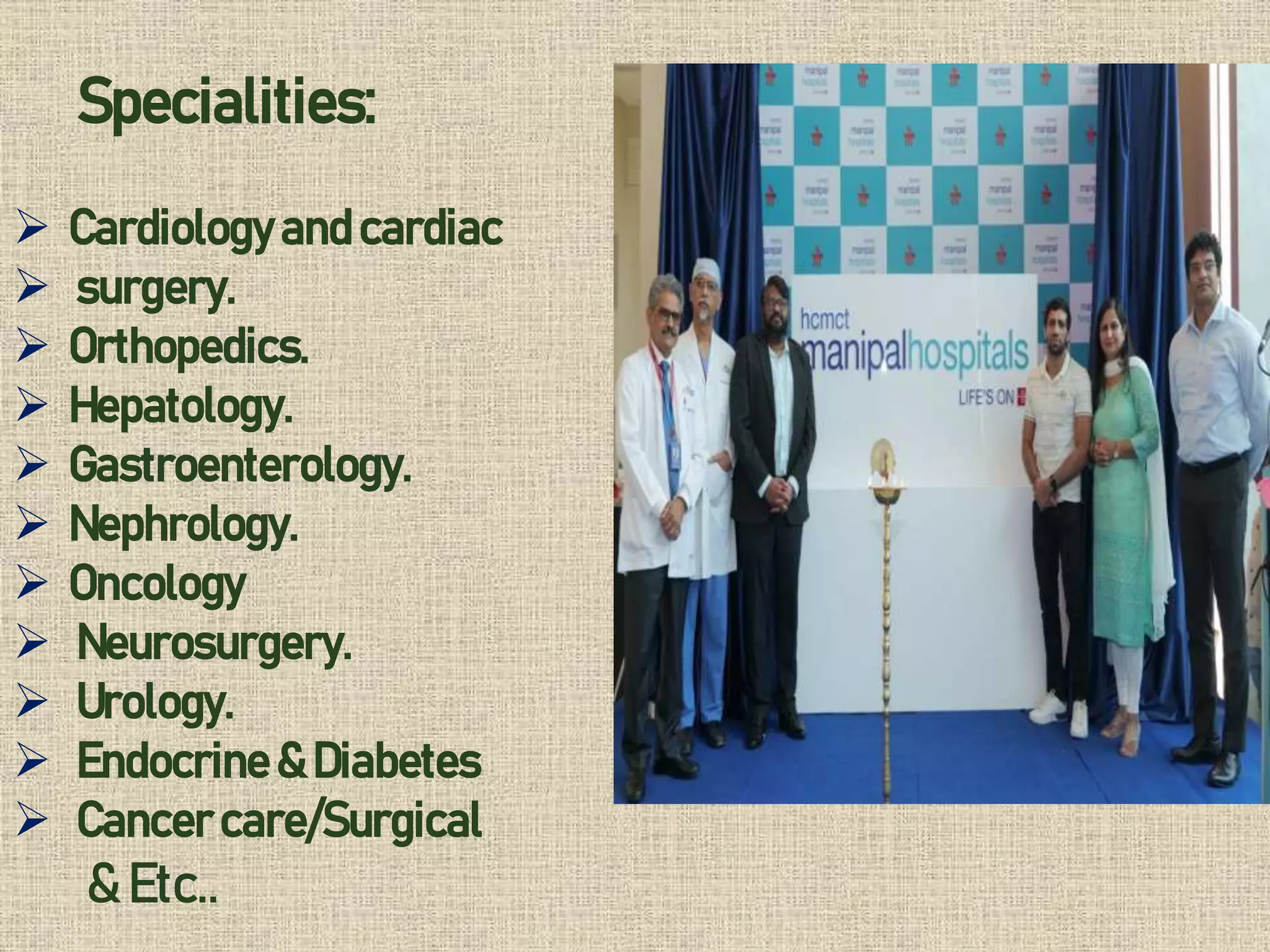 Manipal Hospital in Dwarka, New Delhi, India | PPT