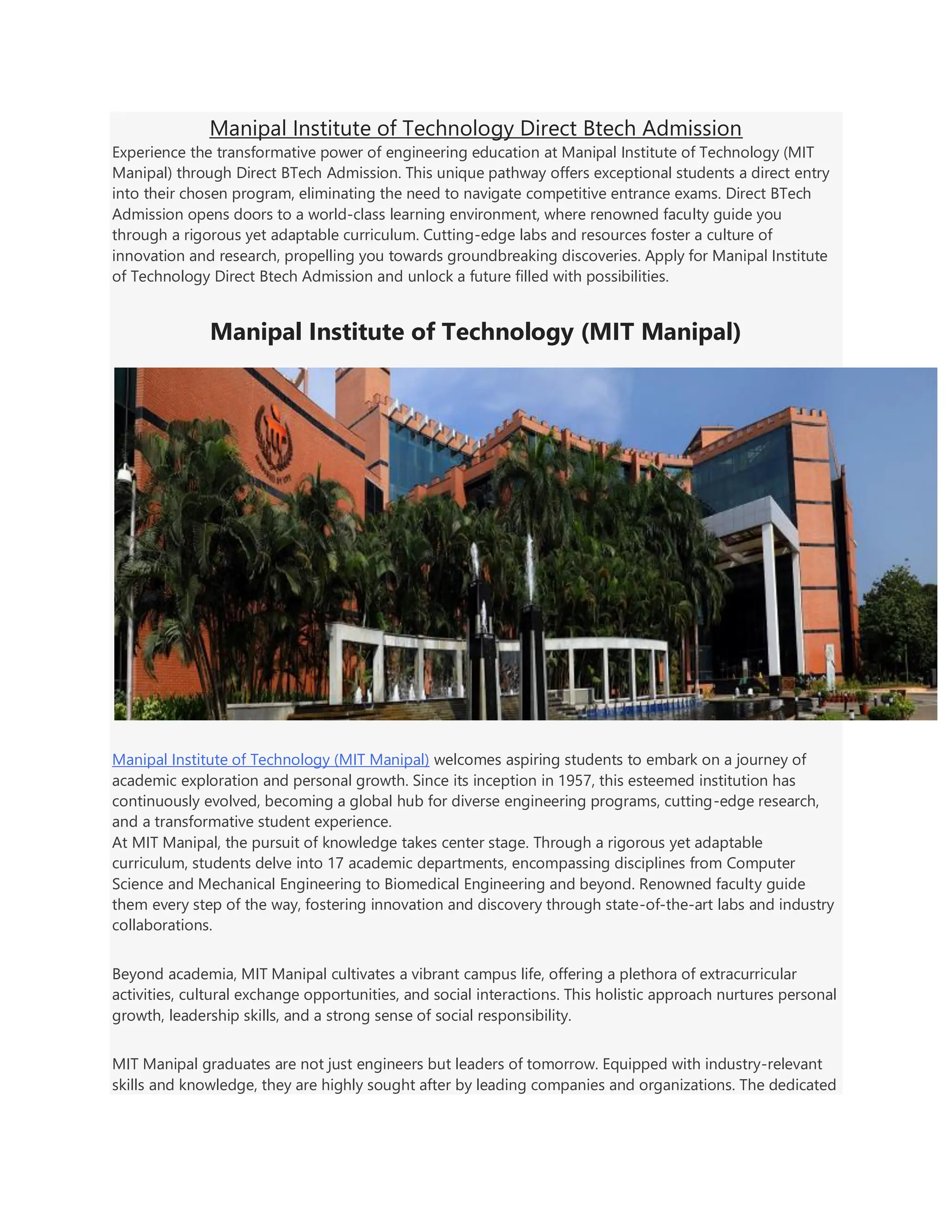 Manipal Institute of Technology Direct Btech Admission.pdf