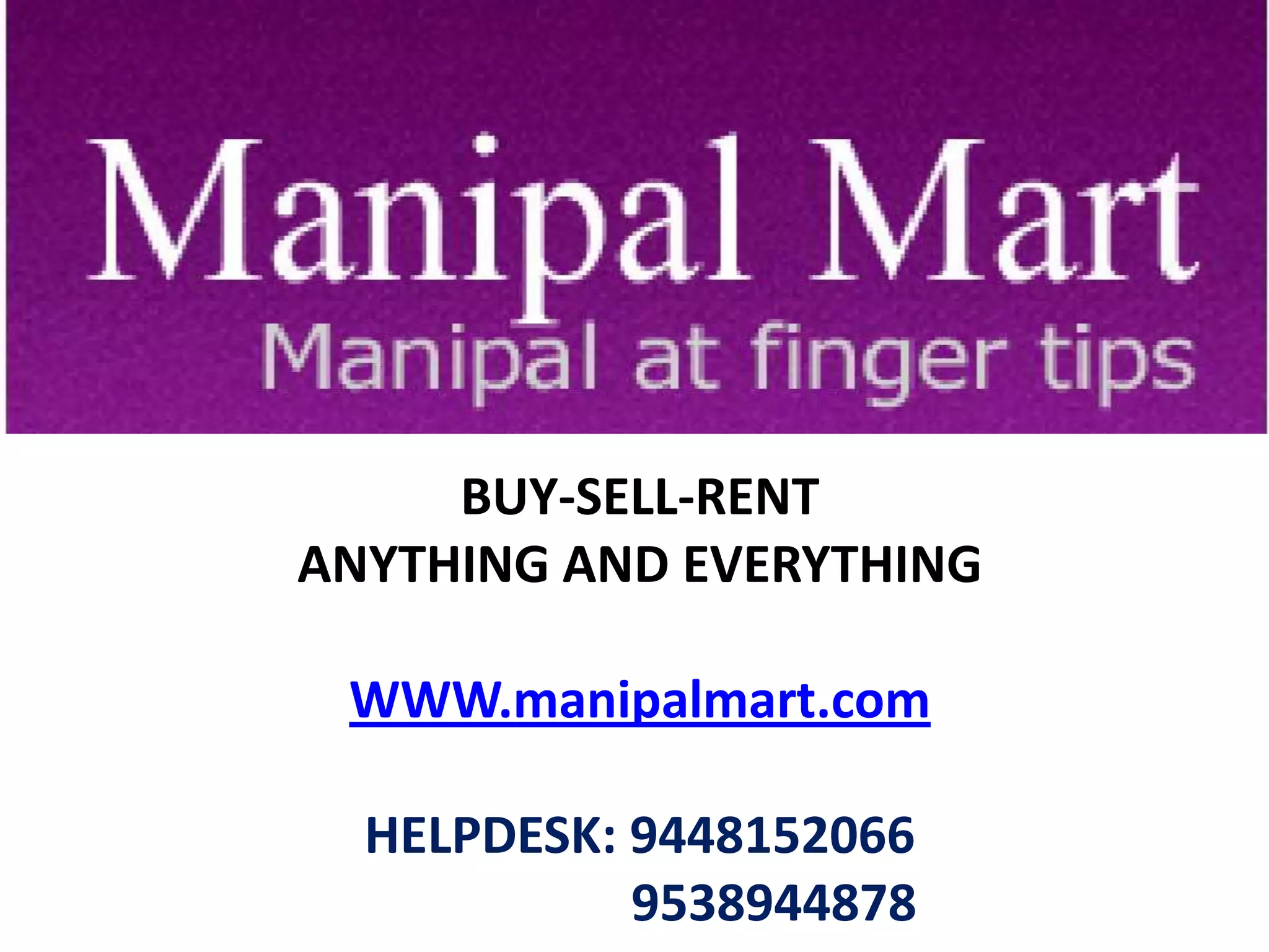 Manipal mart | PPT