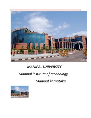 Manipal university | PDF