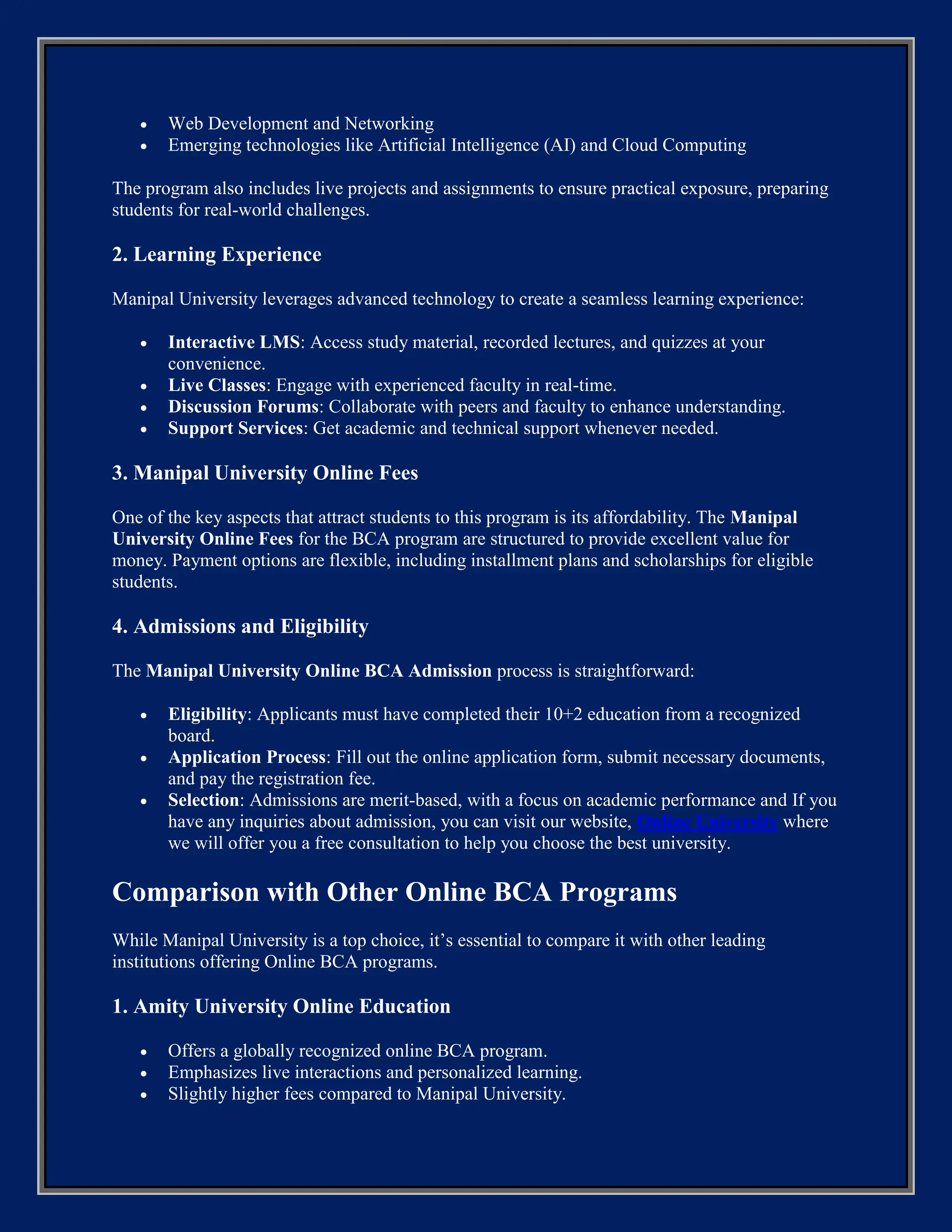Manipal University Online BCA Review.pdf