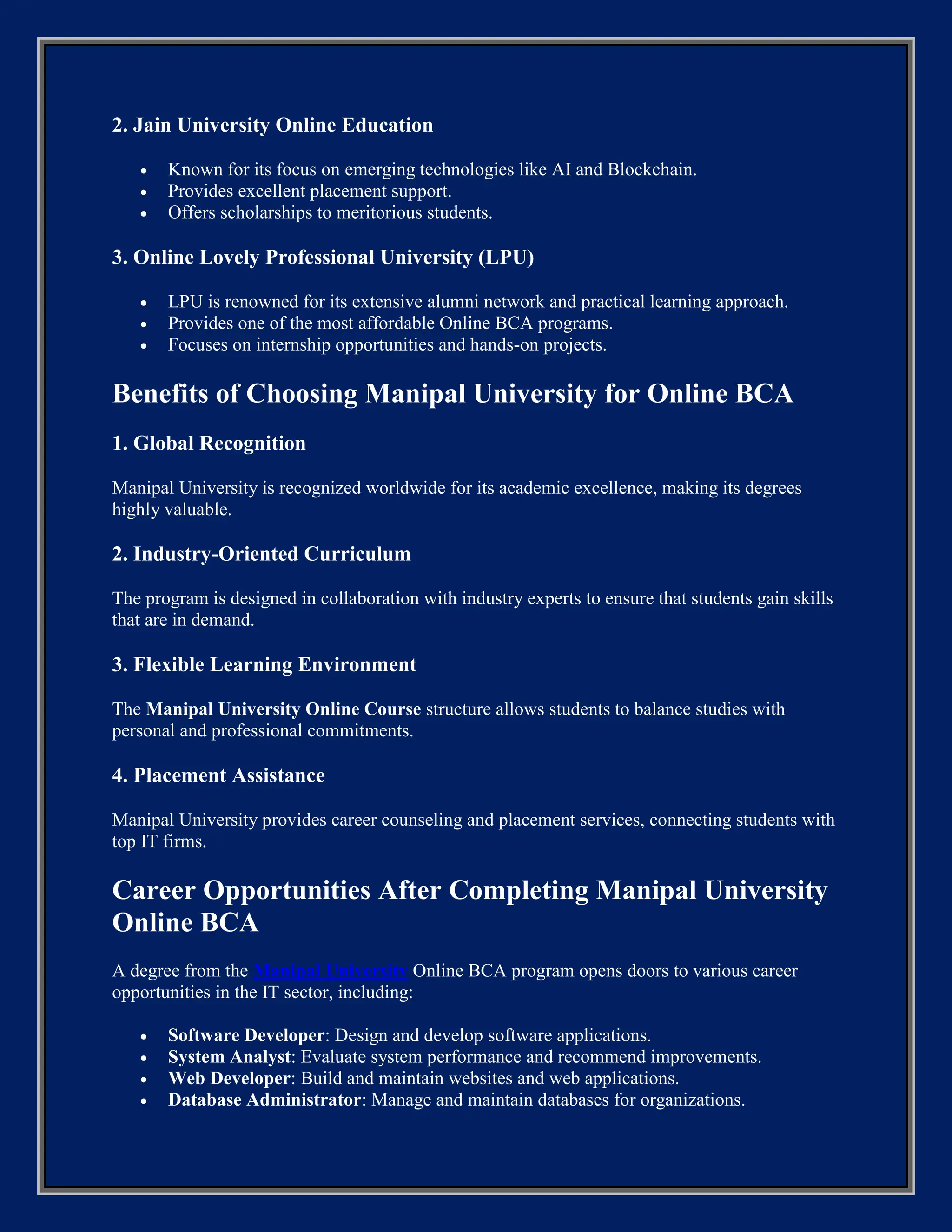 Manipal University Online BCA Review.pdf