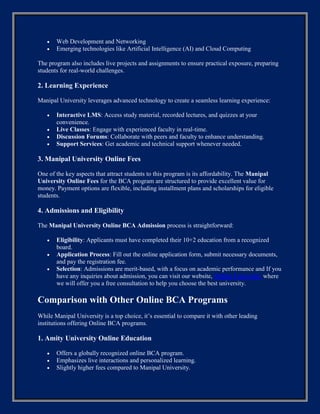 Manipal University Online BCA Review.pdf