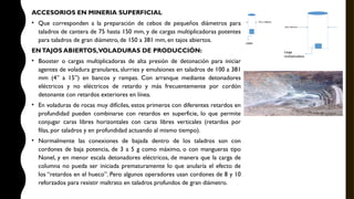 Manipulación DE EXPLOSIVOS EN LA INDUSTRIA Y MINERIA | PPTX