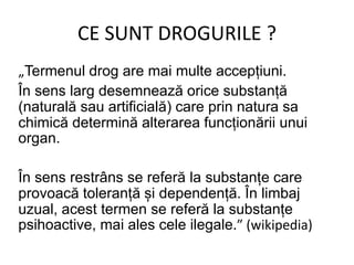 Manipulare prin droguri | PPT