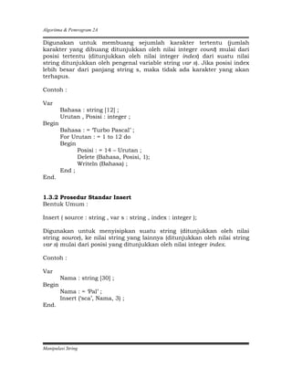 Manipulasi string | PDF