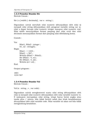 Manipulasi string | PDF