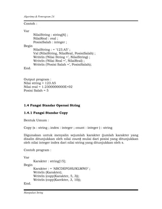 Manipulasi string | PDF