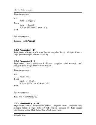 Manipulasi string | PDF
