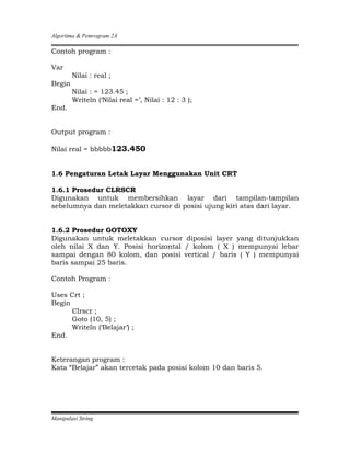 Manipulasi string | PDF