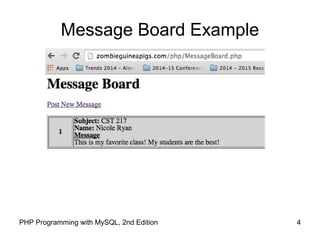 Using arrays with PHP for forms and storing information | PPT