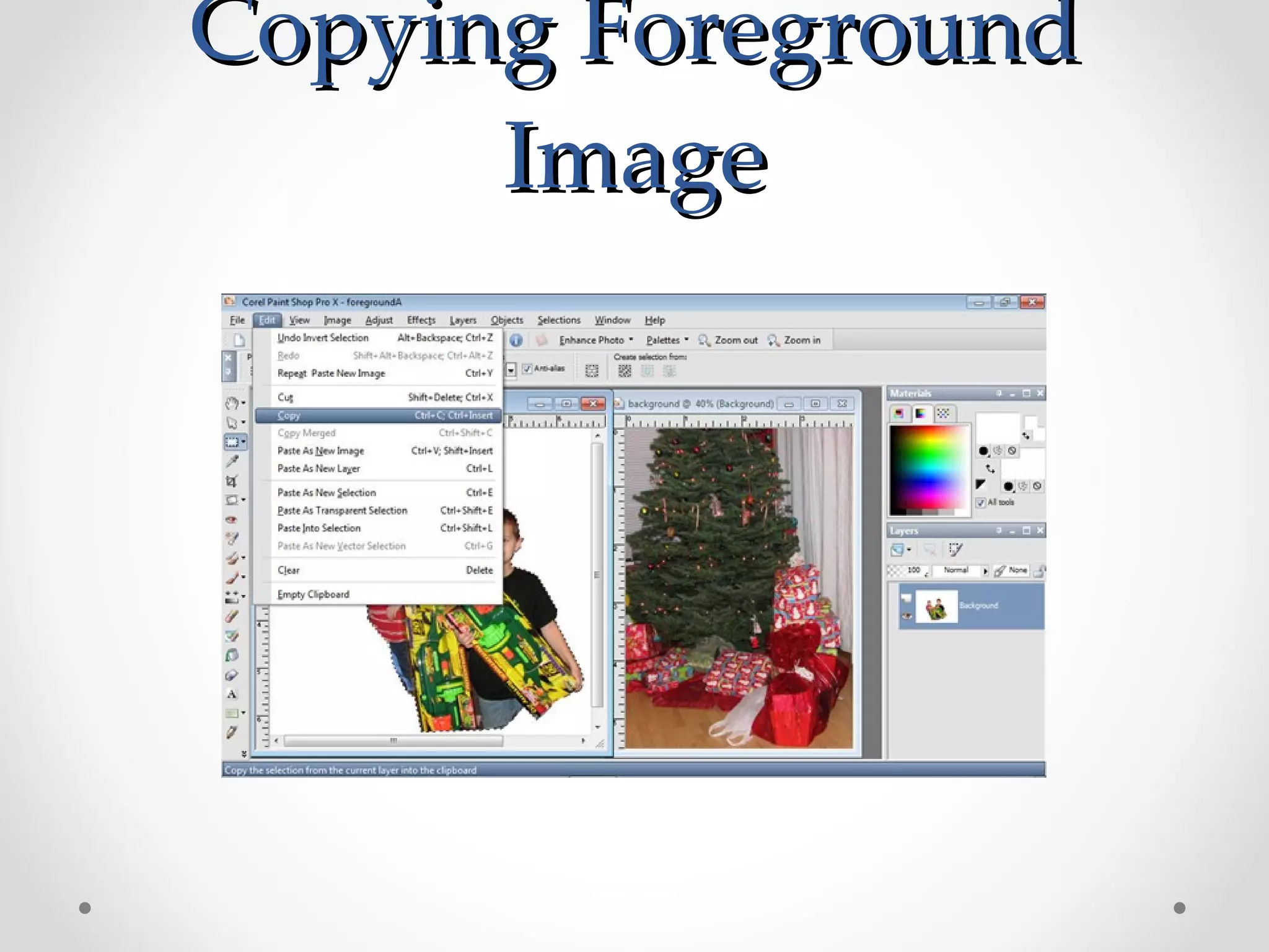 Manipulating graphics | PPS