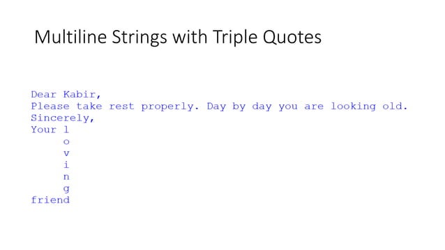 Manipulating String With Python Ppt