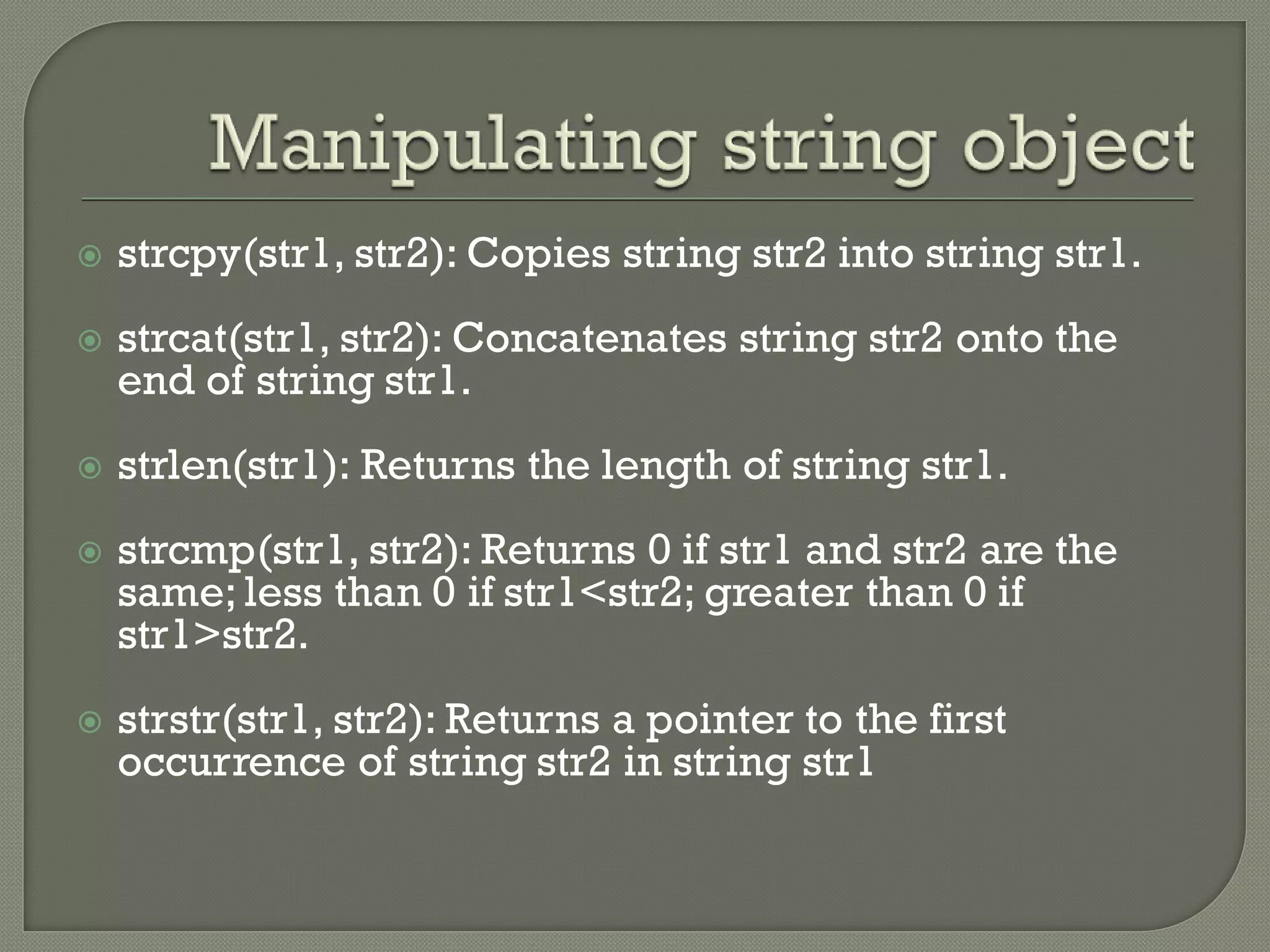 Manipulating strings | PDF | Programming Languages | Computing