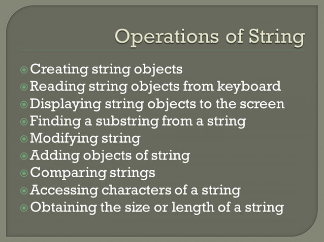 Manipulating strings | PDF | Programming Languages | Computing