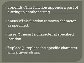 Manipulating strings | PDF