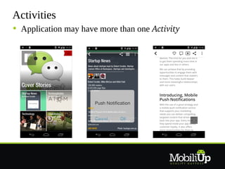 Manipulating Android tasks and back stack | PDF