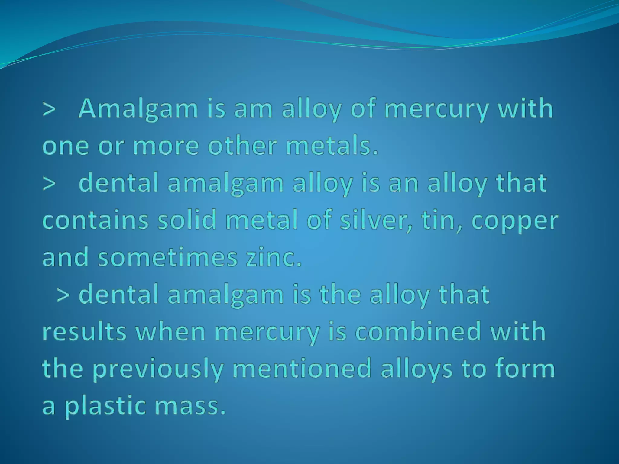 Manipulation Of Amalgam Pptx