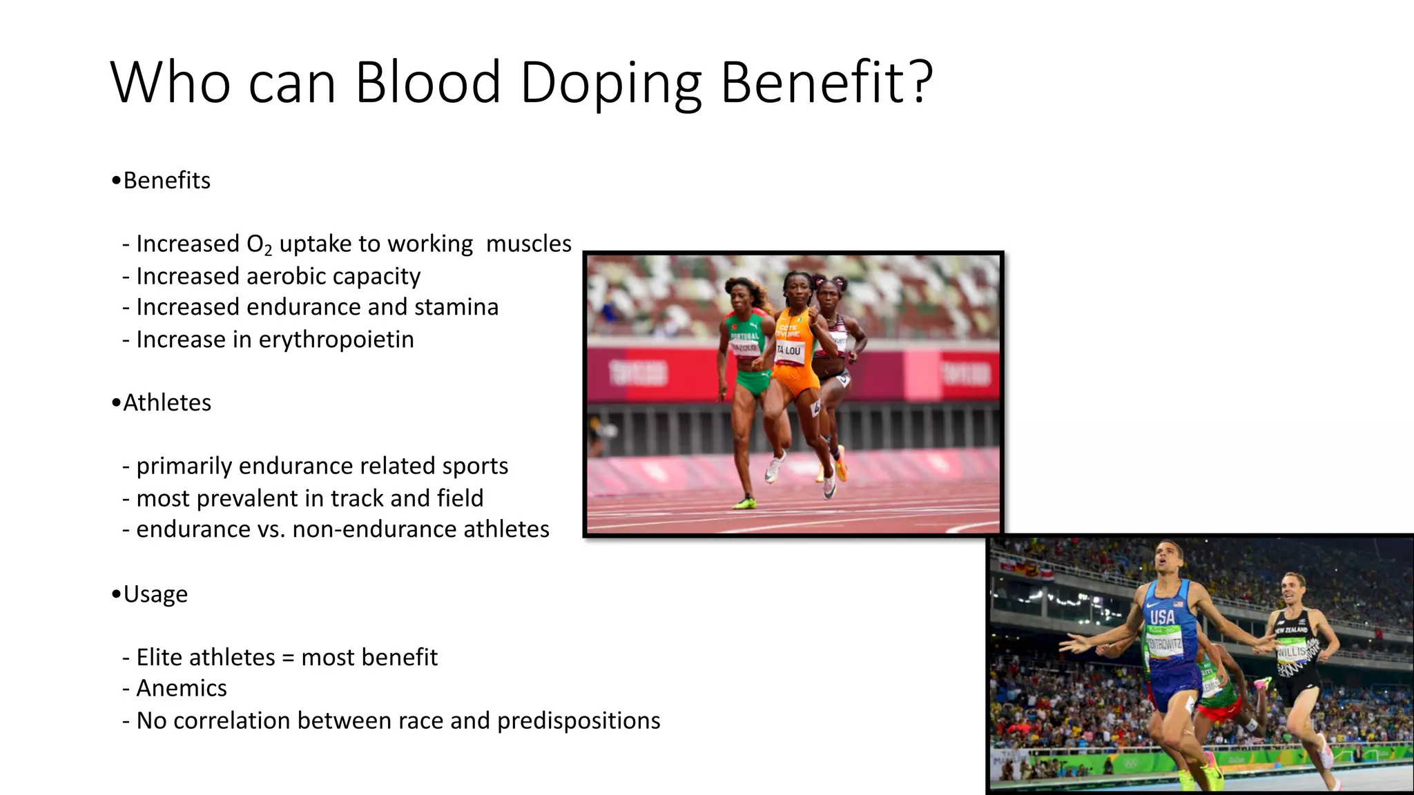 Manipulation of blood within athletics | PPT