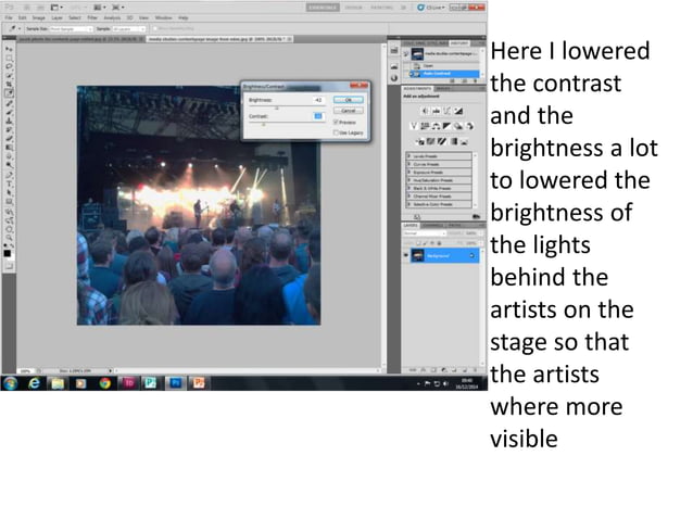 Manipulation of images for my contents page | PPT