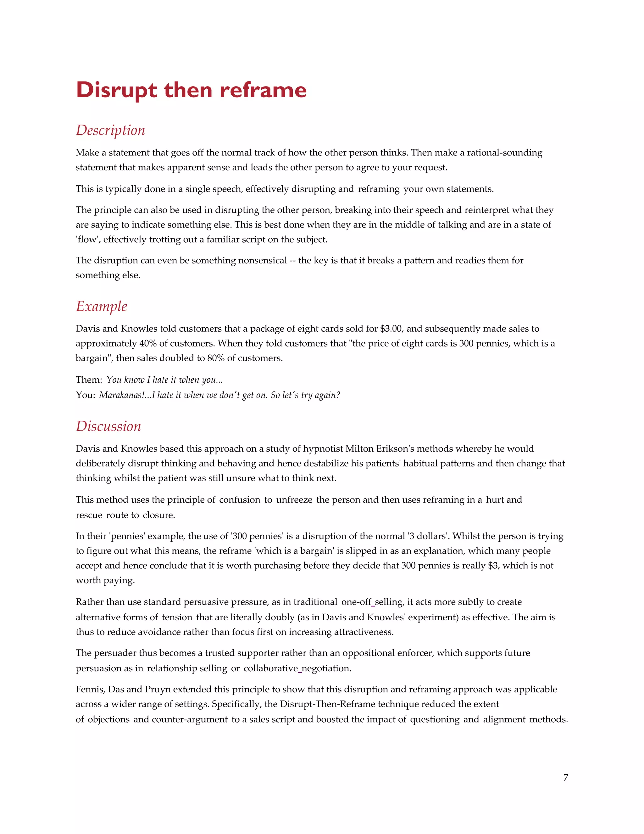 Persuasion techniques | PDF