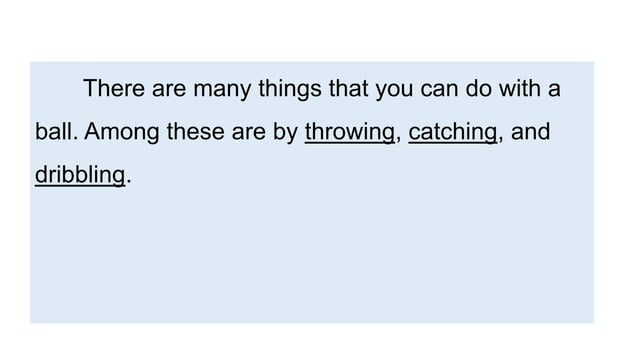 Manipulative Movement Skills:Throwing, Catching and Dribbling | PPTX