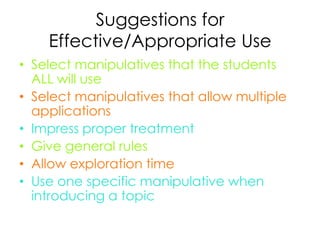 Manipulative presentation | PPTX