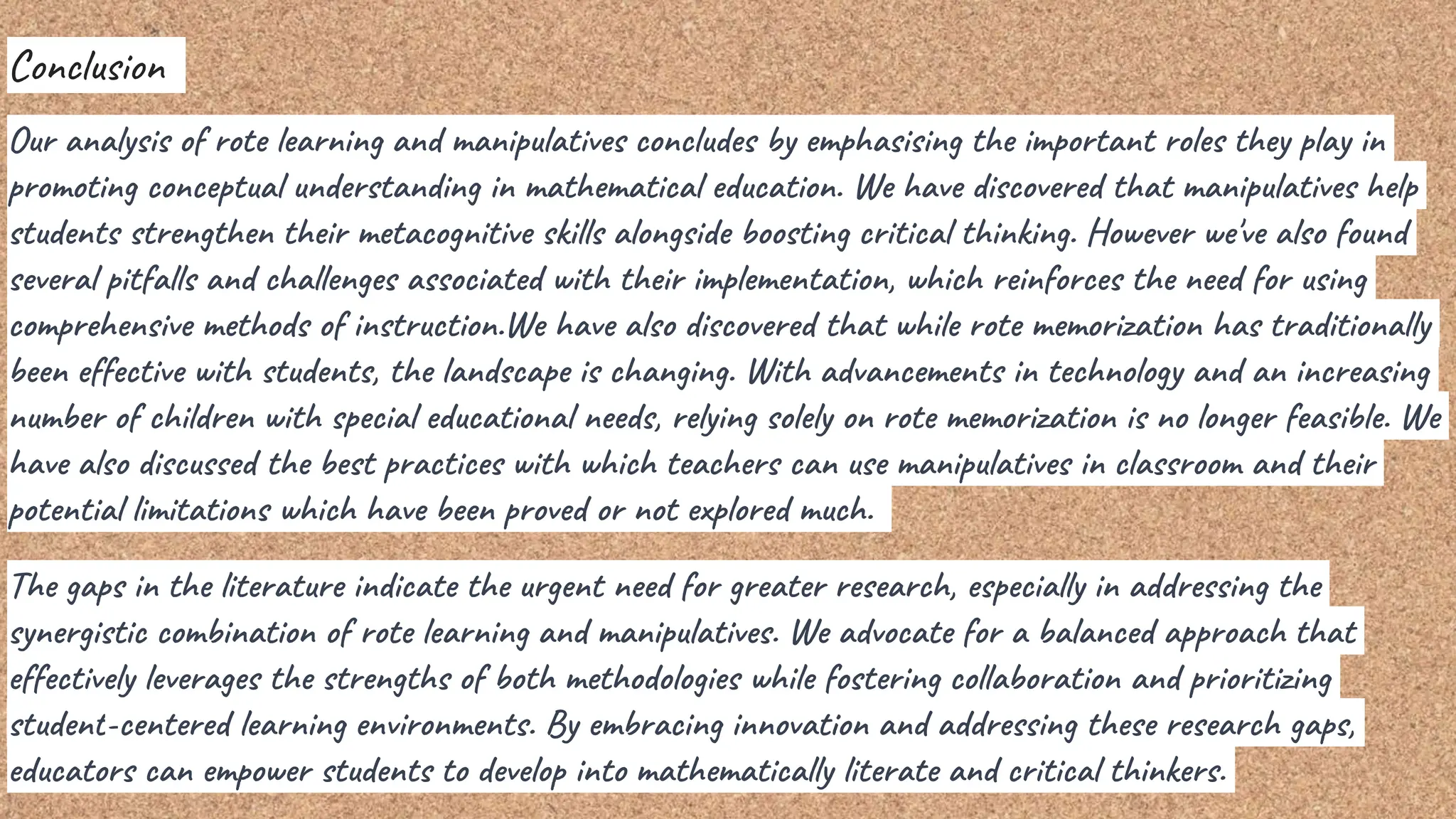Manipulatives vs rote learning.pptx