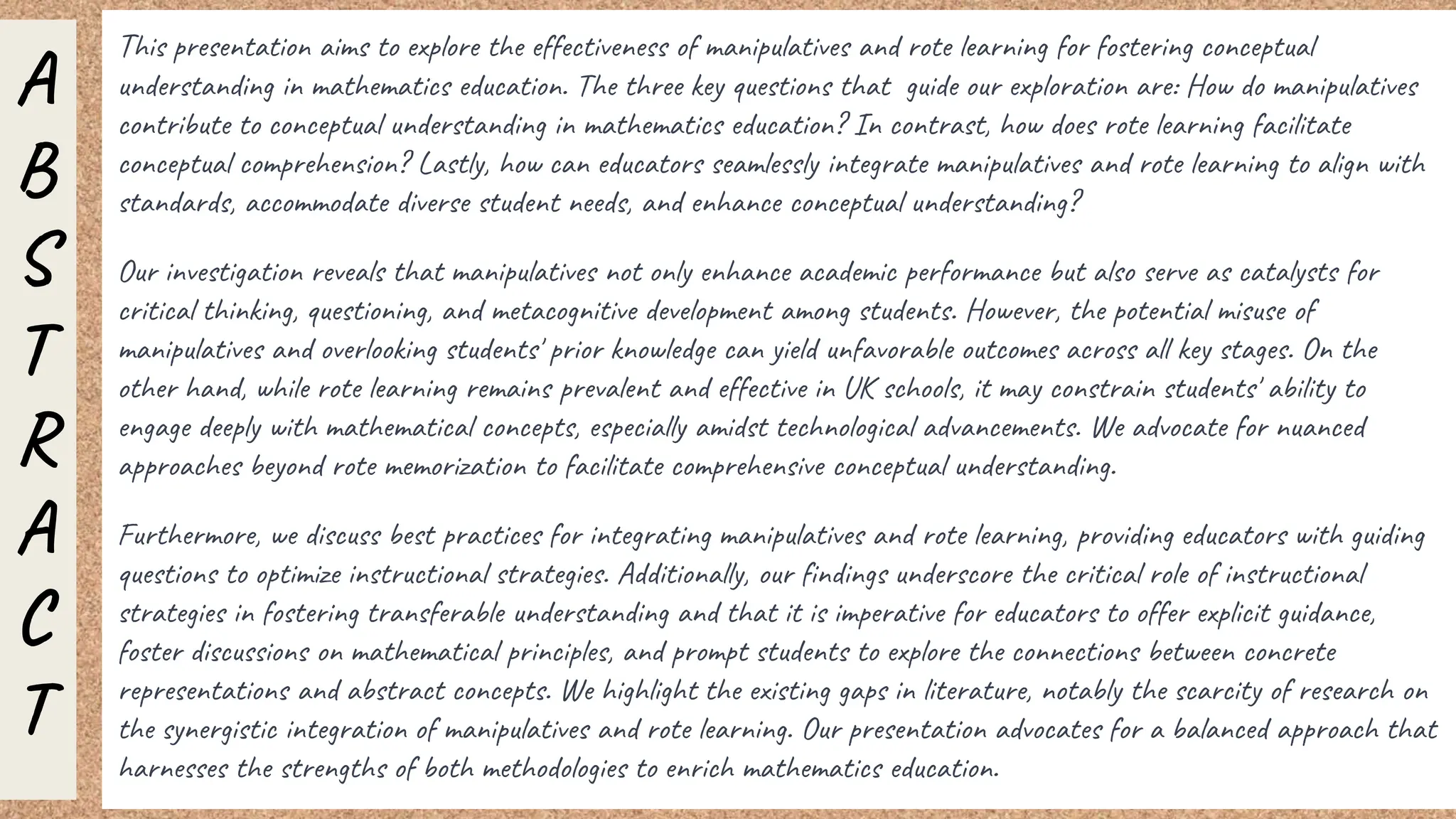 Manipulatives vs rote learning.pptx