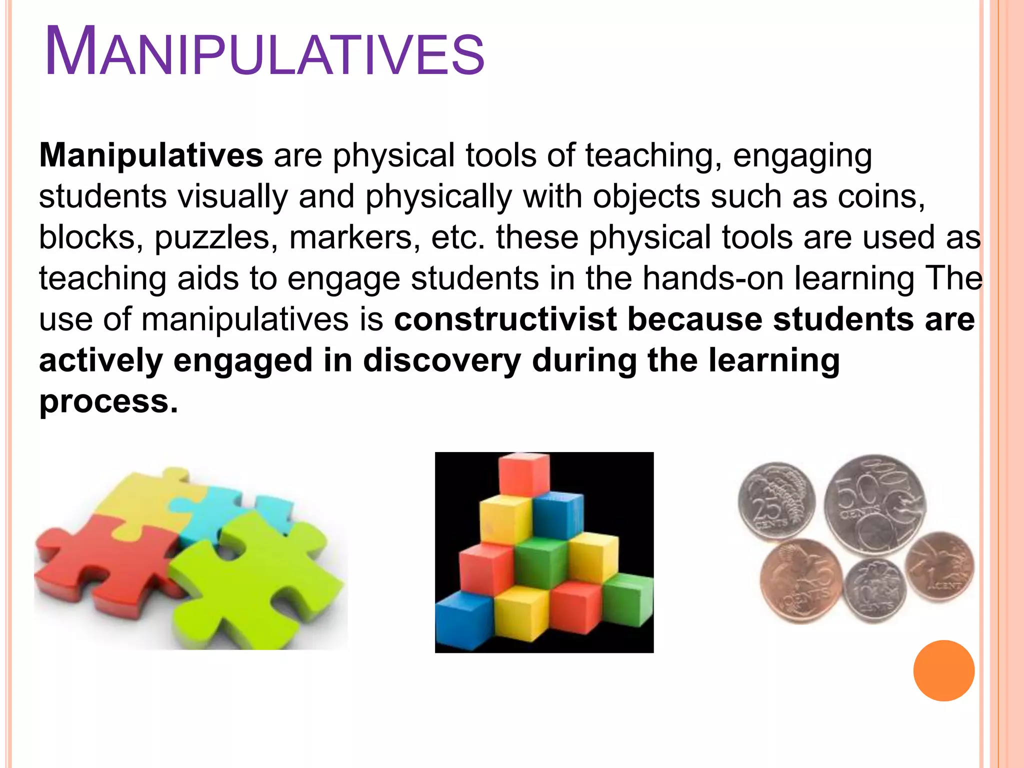 Manipulatives | PPTX