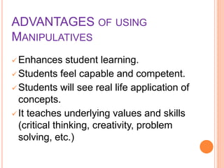 Manipulatives | PPTX
