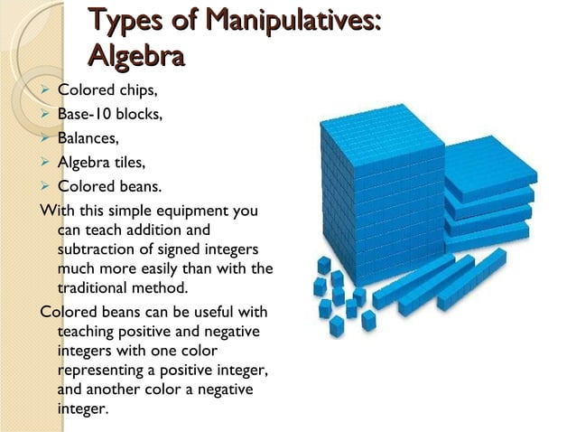 Manipulatives | PPT