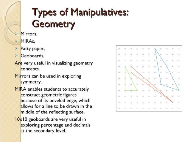 Manipulatives | PPT