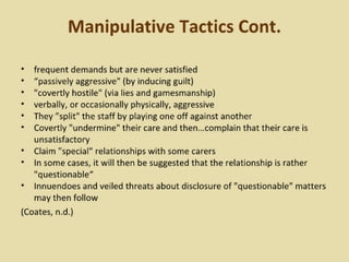 Manipulative tactics | PPT