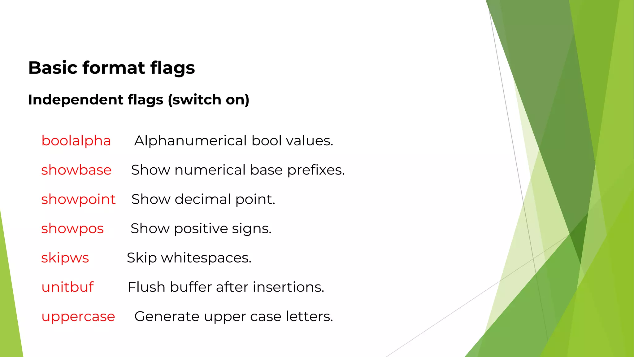 Manipulators in c++ | PPTX
