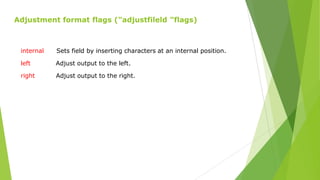 Manipulators in c++ | PPTX