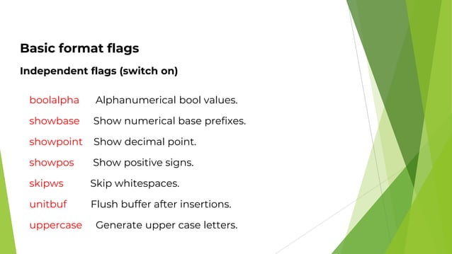 Manipulators in c++ | PPTX