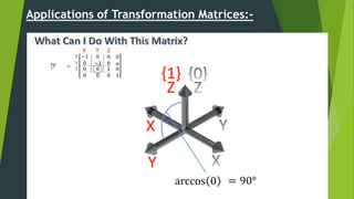Manipulator Transformation Matrix | PDF