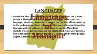 Manipur ppt | PPTX | Asia Travel | Travel Locations