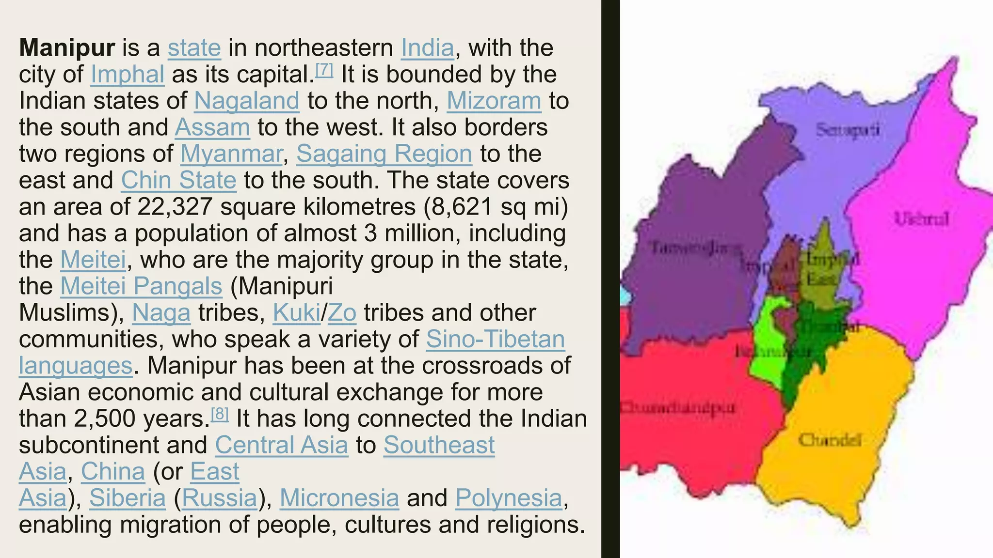 Manipur-The Jewel of India | PPTX