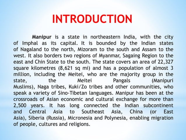 Manipur | PPTX