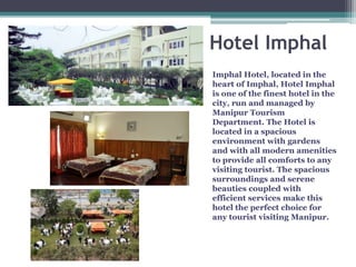 Manipur tourism&hospitality | PPTX