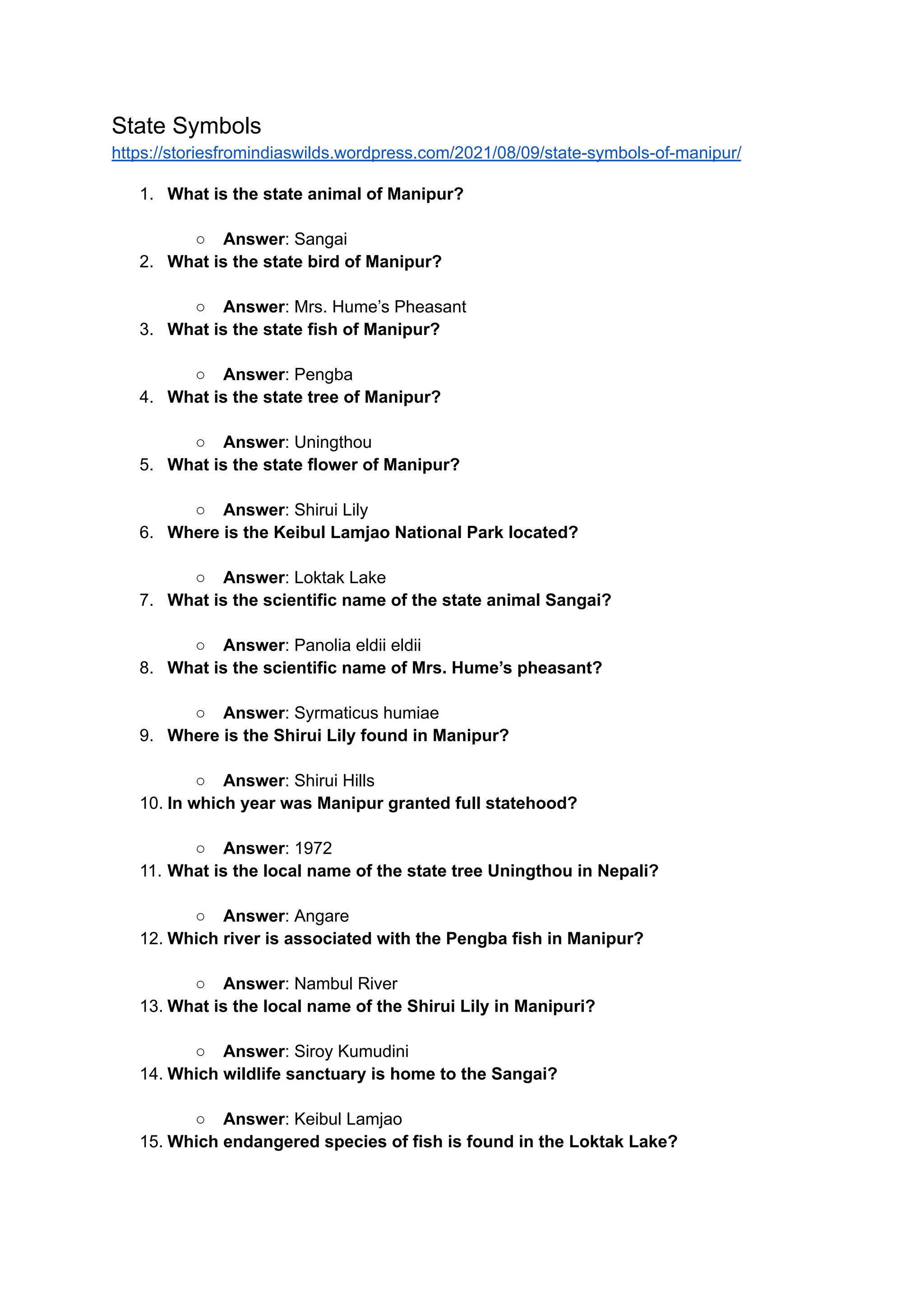 Explore Manipur: 100 Trivia Questions That Will Challenge Your ...